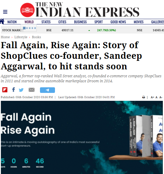 Sandeep Aggarwal - Founder of ShopClues & Droom
